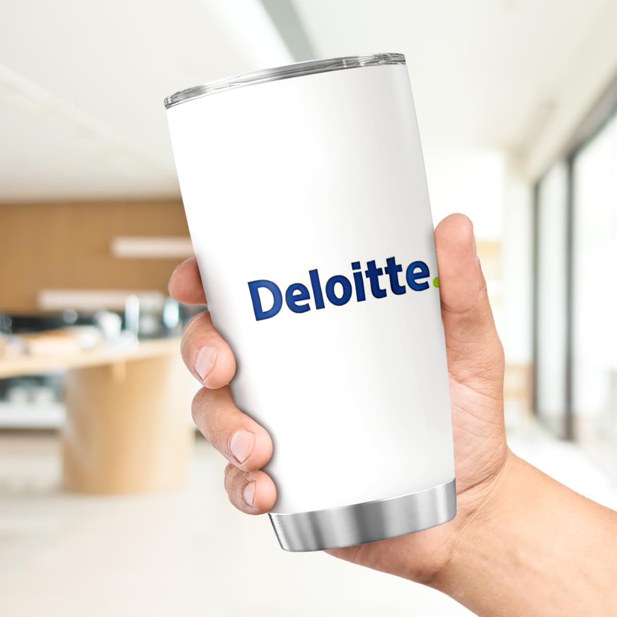 Tumbler Deloitte Steel Travel Office Iced Tea Coffee Stainless Hot 20 30 Oz Insulated