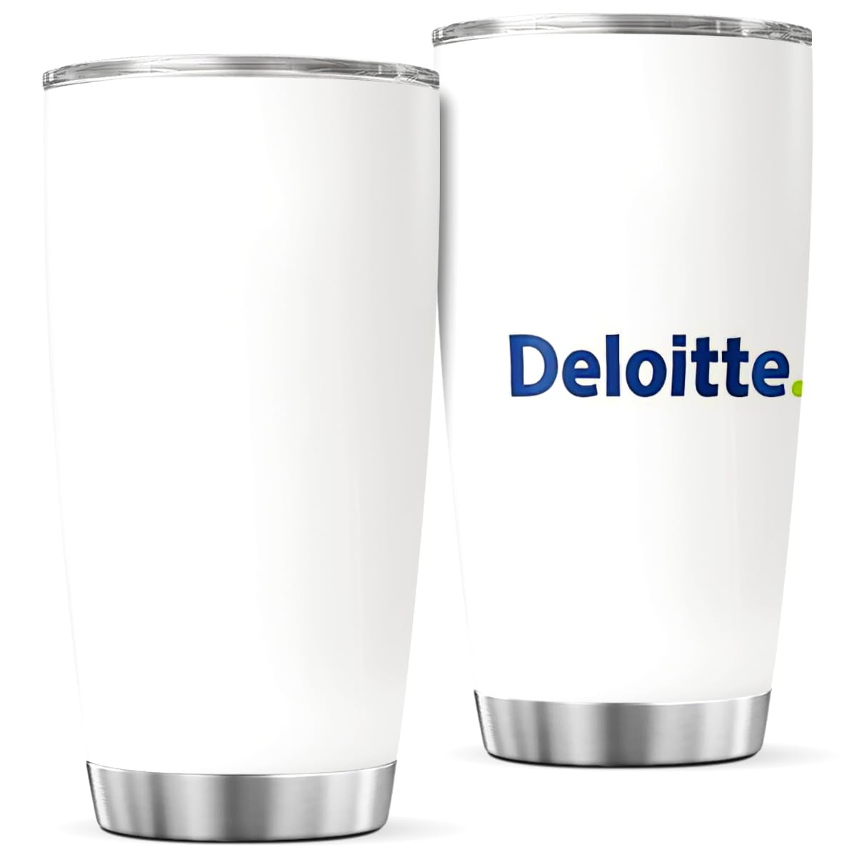 Tumbler Deloitte Steel Travel Office Iced Tea Coffee Stainless Hot 20 30 Oz Insulated