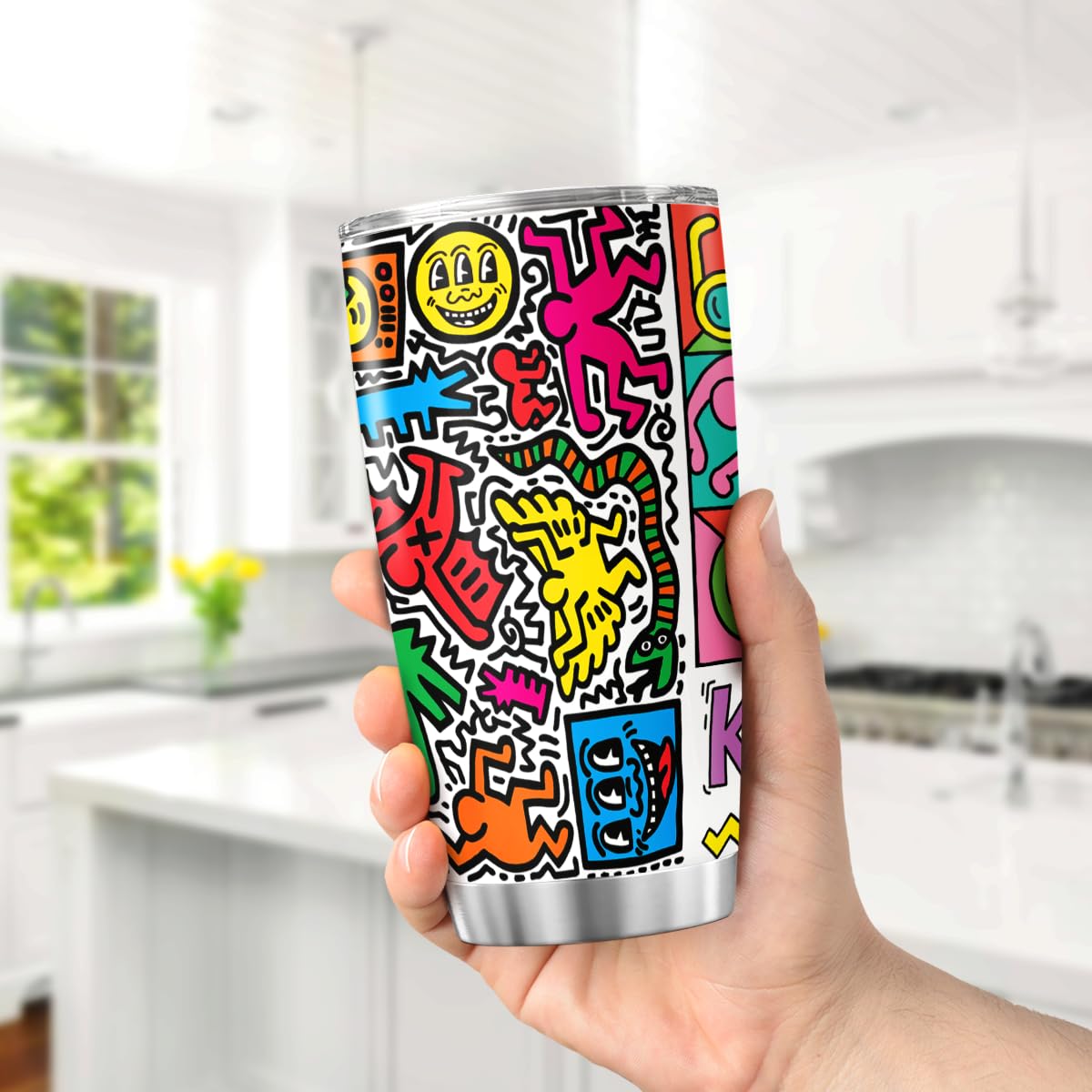 Tumbler Keith Office Insulated Haring Tea 20 30 Oz Coffee Hot Travel Steel Stainless Iced