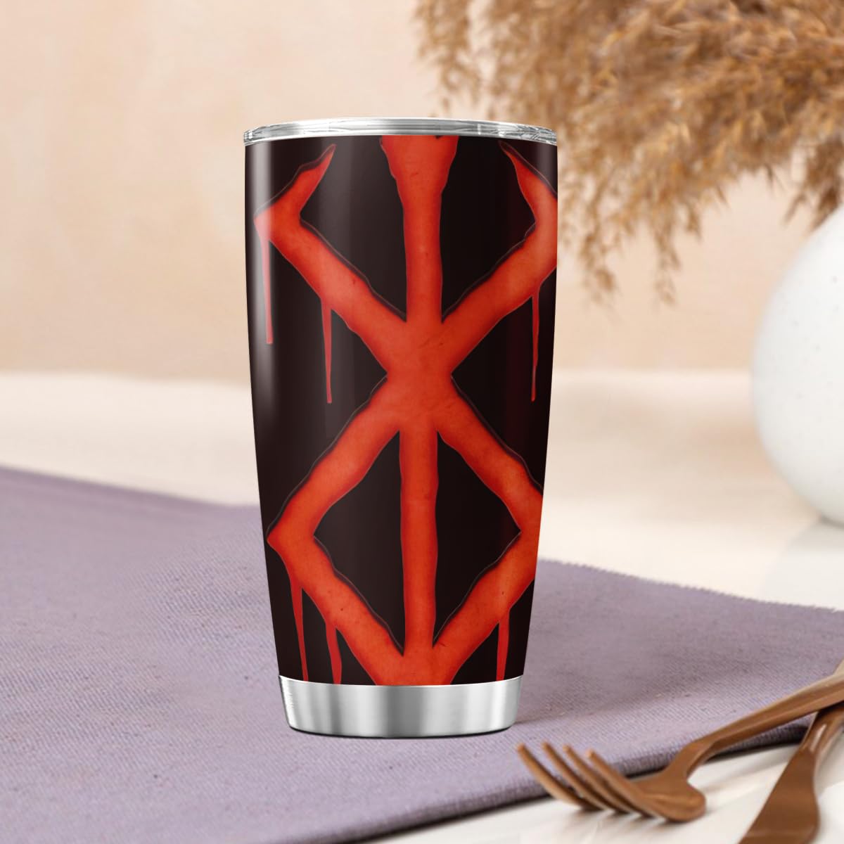 Tumbler Berserk Steel Brand 20 30 Oz Of Coffee Sacrifice Insulated Stainless