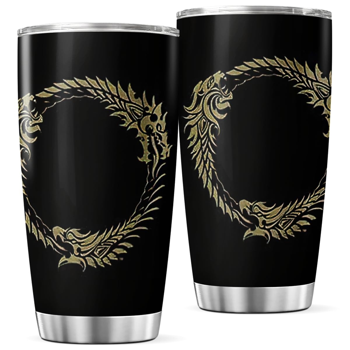 Tumbler Elder Stainless Scrolls Steel Online Coffee 20 30 Oz Insulated
