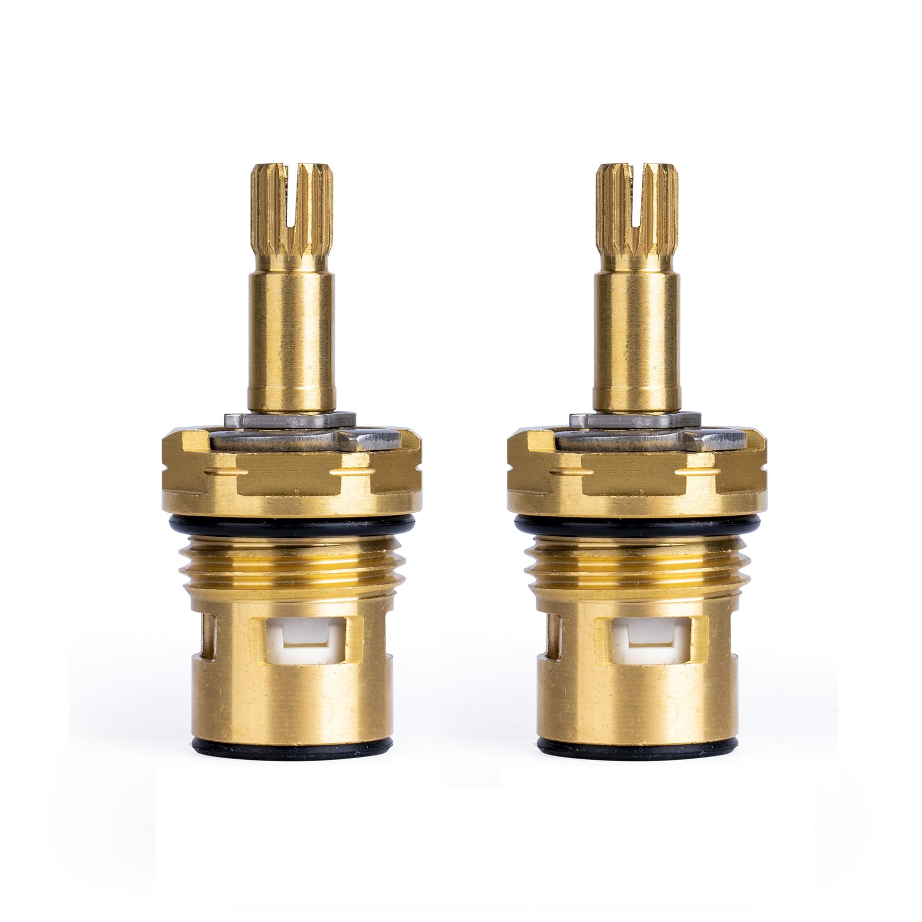 2 Packs Faucet Cartridge Compatible with American Standard 994053-0070A Bath & Kitchen Faucet Replacement Valve Cartridge, Brass