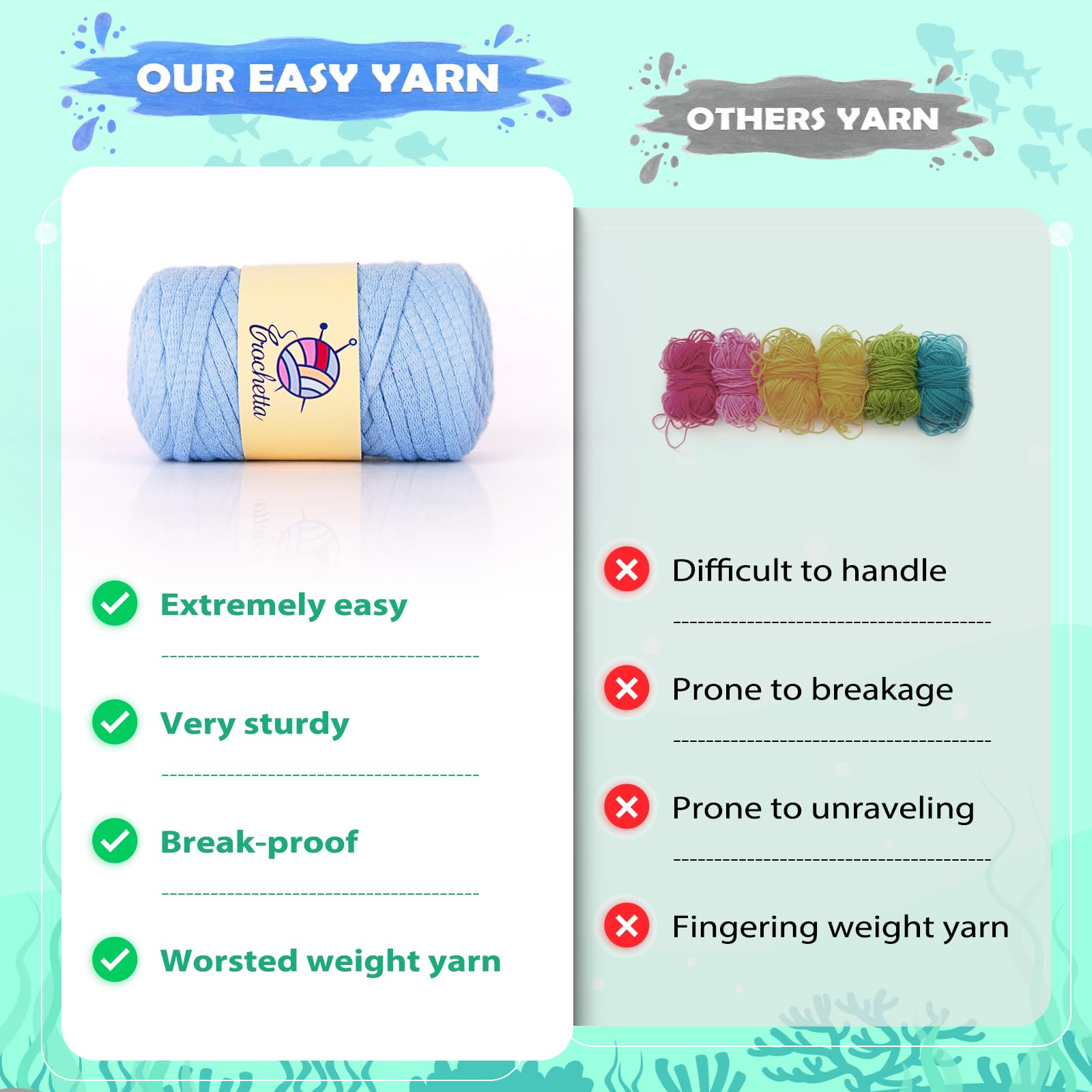Crochet Kit for Beginner, Crochet Starter Kit w Step-by-Step Video Tutorials, Crochet Kit for Beginners, Beginner Crochet Kits for Adult Kid Women Men Complete Kit Included (Axolotl 2Pack)