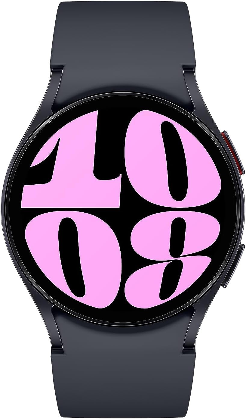 SAMSUNG Galaxy Watch 6 (40mm, WiFi + 4G LTE) 1.3" Super AMOLED Smartwatch GPS Bluetooth, Fully Unlocked w/Sleep Coaching, Water Resistant, BP Monitor R935U (w/Fast Charger Cube, Graphite) (Renewed)