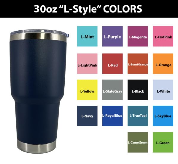 Personalized Tattoo Artist Tumbler - 30 oz Tumbler with Lid - Laser Engraved - Stainless Steel - Vacuum Insulated