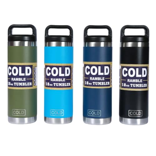18oz Metal Water Bottle Stainless Steel Sport Bottle Insulated Travel Water Bottle (Olive Green)