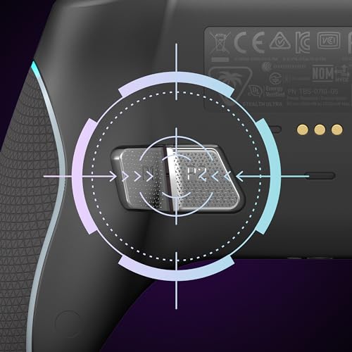 Turtle Beach Stealth Ultra High-Performance Wireless Gaming Controller Licensed for Xbox Series X|S, Xbox One, Windows PC & Android – LED Dashboard, Charge Dock, RGB Lighting, 30-Hr Battery, Bluetooth, Black