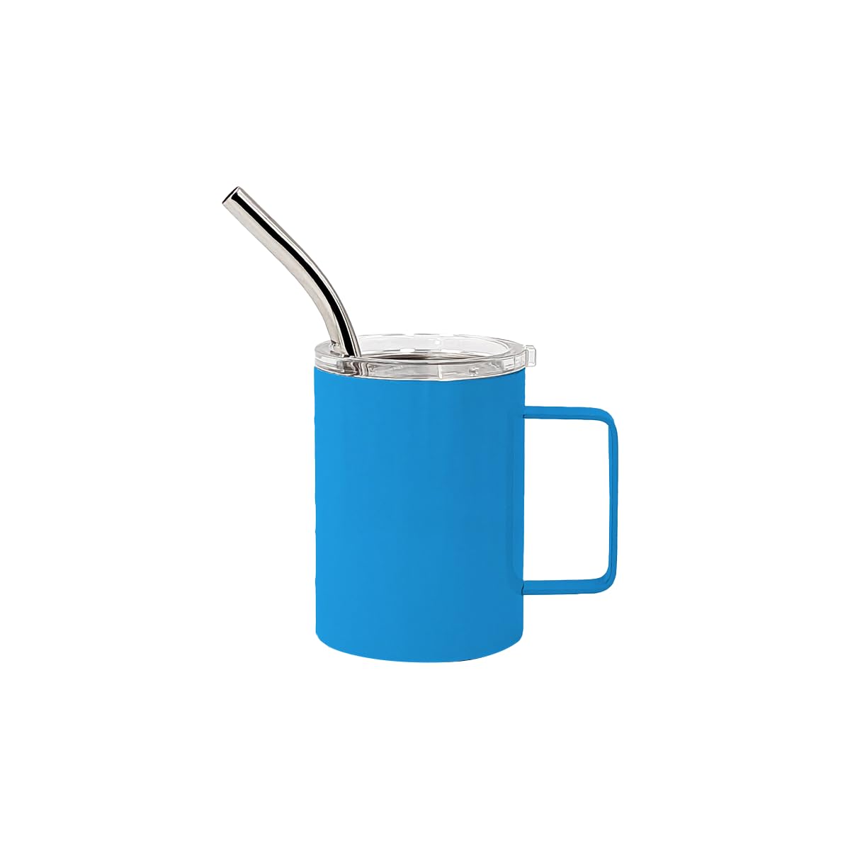 Siesta Drinkware - Mini Shot 3oz Mug Tumbler - Double wall Vacuum Insulated - Nonslip bottom - Stainless Steel Tumbler - Customizable (Neon Blue)