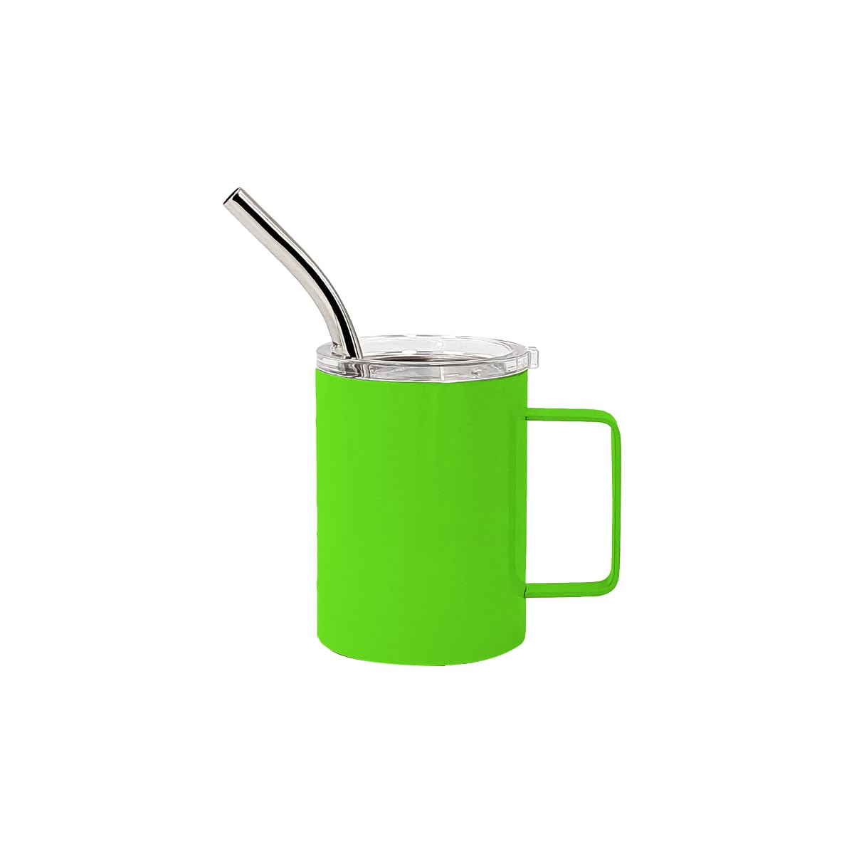 Siesta Drinkware - Mini Shot 3oz Mug Tumbler - Double wall Vacuum Insulated - Nonslip bottom - Stainless Steel Tumbler - Customizable (Neon Green)