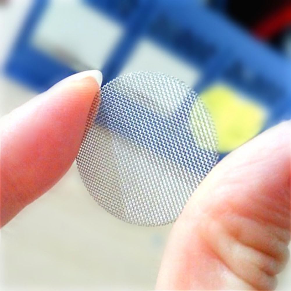 100 pcs 1/2 Inch (.5") 304 Stainless Steel Faucet Screen Replacement, Faucet Aerator Screens,Faucet Aerator