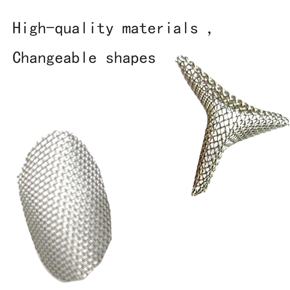 100 pcs 1/2 Inch (.5") 304 Stainless Steel Faucet Screen Replacement, Faucet Aerator Screens,Faucet Aerator