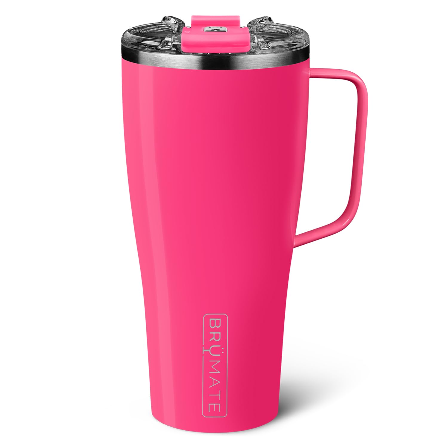 Blue Mate Toddy Vacuum Insulated Tumbler with Lid, 20.8 fl oz (800 ml), Neon Pink, Stainless Steel Vacuum Insulated Construction Keeps Cold and Hot for Long Times, 2 Stage Locking Lid That Will Not