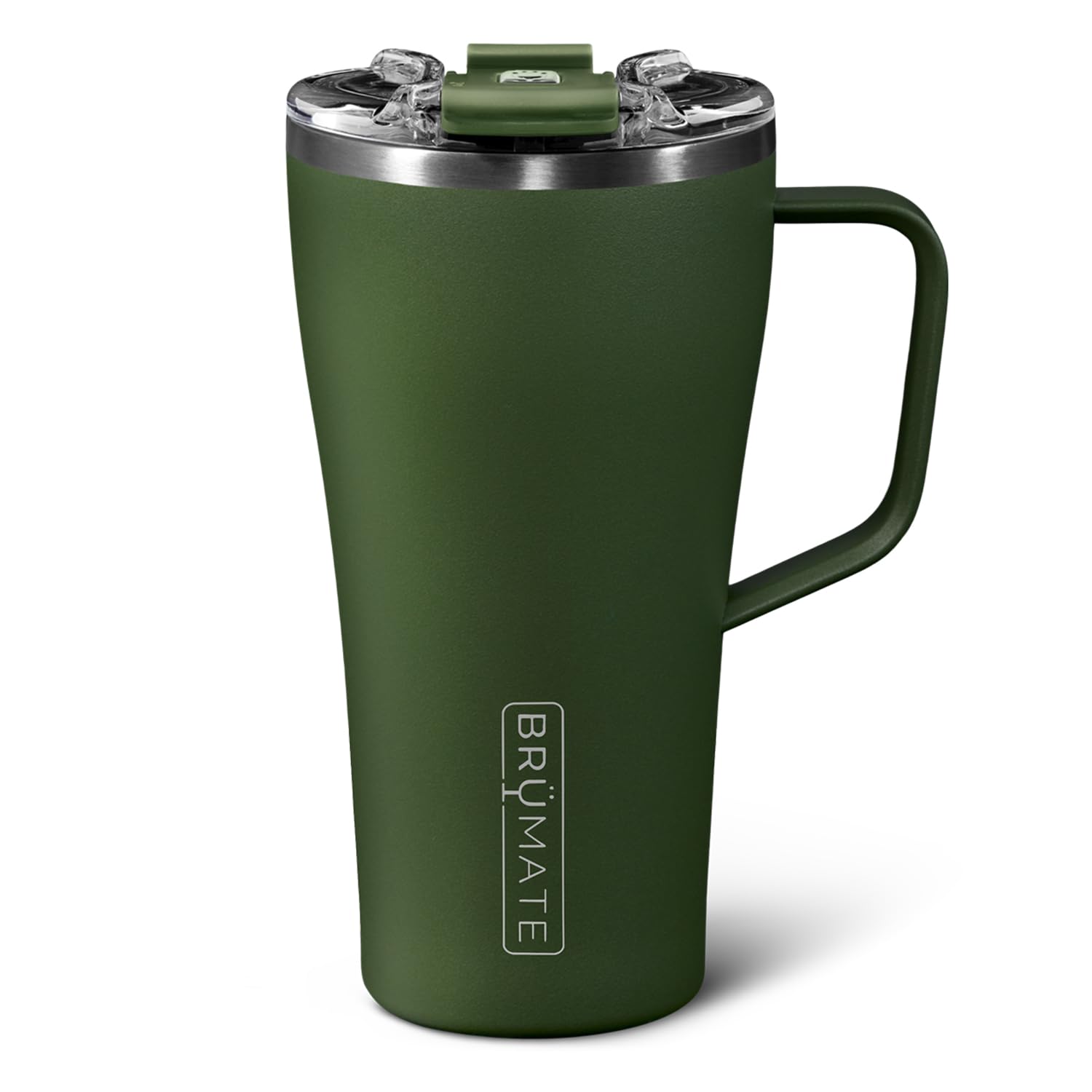 Blue Mate Toddy Vacuum Insulated Tumbler with Lid, 510 ml, Olive Stainless Steel Vacuum Insulated Construction Keeps Cold and Hot for Long Time, 2 Stage Locking Lid that Will Not Spill Over Even When