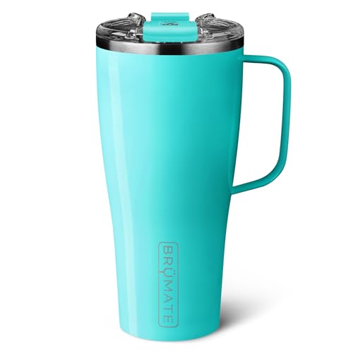 Blue Mate Toddy Vacuum Insulated Tumbler with Lid, Aqua, Stainless Steel Vacuum Insulated Construction Keeps Cold and Hot for Long Times, 2-Stage Locking Lid That Will Not Spill Over, Fits In Car Cup