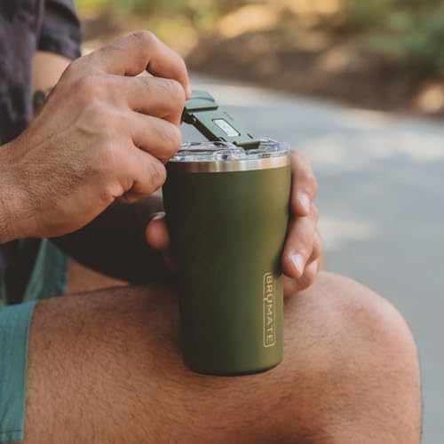 Blue Mate NAV Mini Vacuum Insulated Tumbler with Lid, Black Leopard, Stainless Steel Vacuum Insulated Construction Keeps Cold and Cold for Long Times, Prevents Spilling Even When Collapsed, Designed