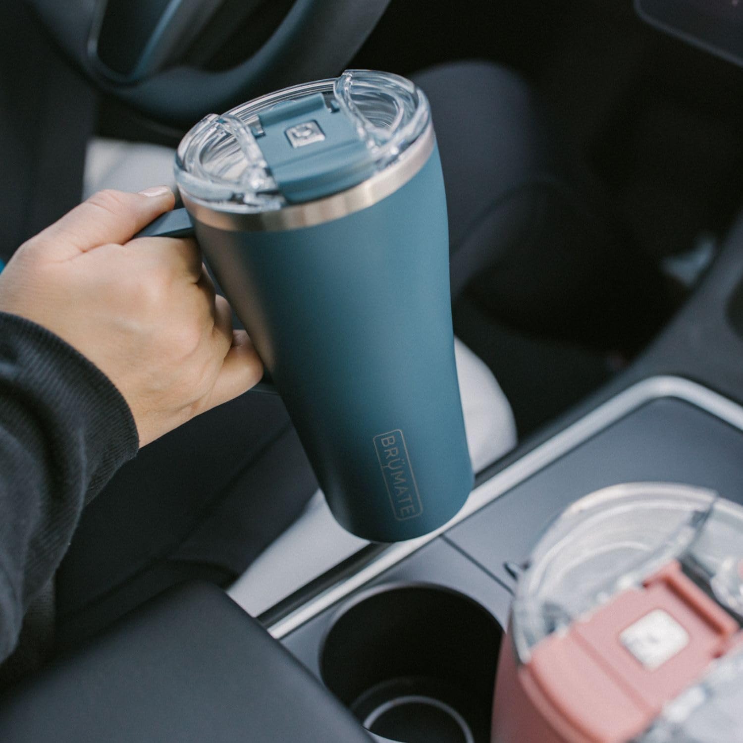 Blue Mate Toddy Vacuum Insulated Tumbler with Lid, 20.8 fl oz (800 ml), Ice White, Stainless Steel Vacuum Insulated Construction Keeps Cold and Hot for Long Times, 2 Stage Locking Lid That Will Not