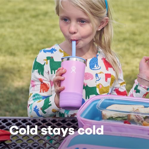Hydro Flask Kids 12 Oz Tumbler With Straw And Boot Seaspray