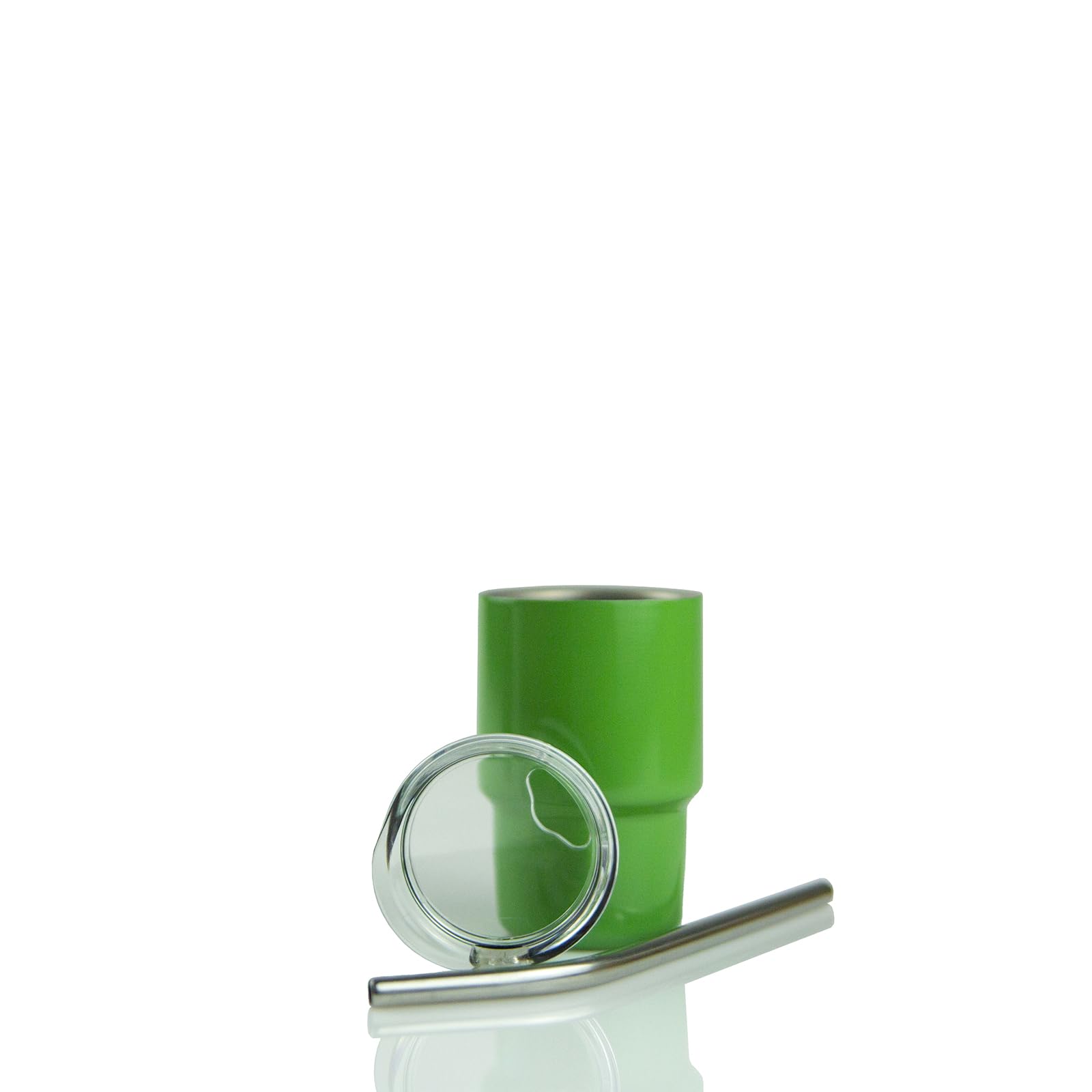 Hogg 3oz Tumbler Shot Glasses in Multiple Colors with lid and stainless straw (6 Pack), DIY, Customizable, Reusable, Single Wall Insulated, Stainless Steel