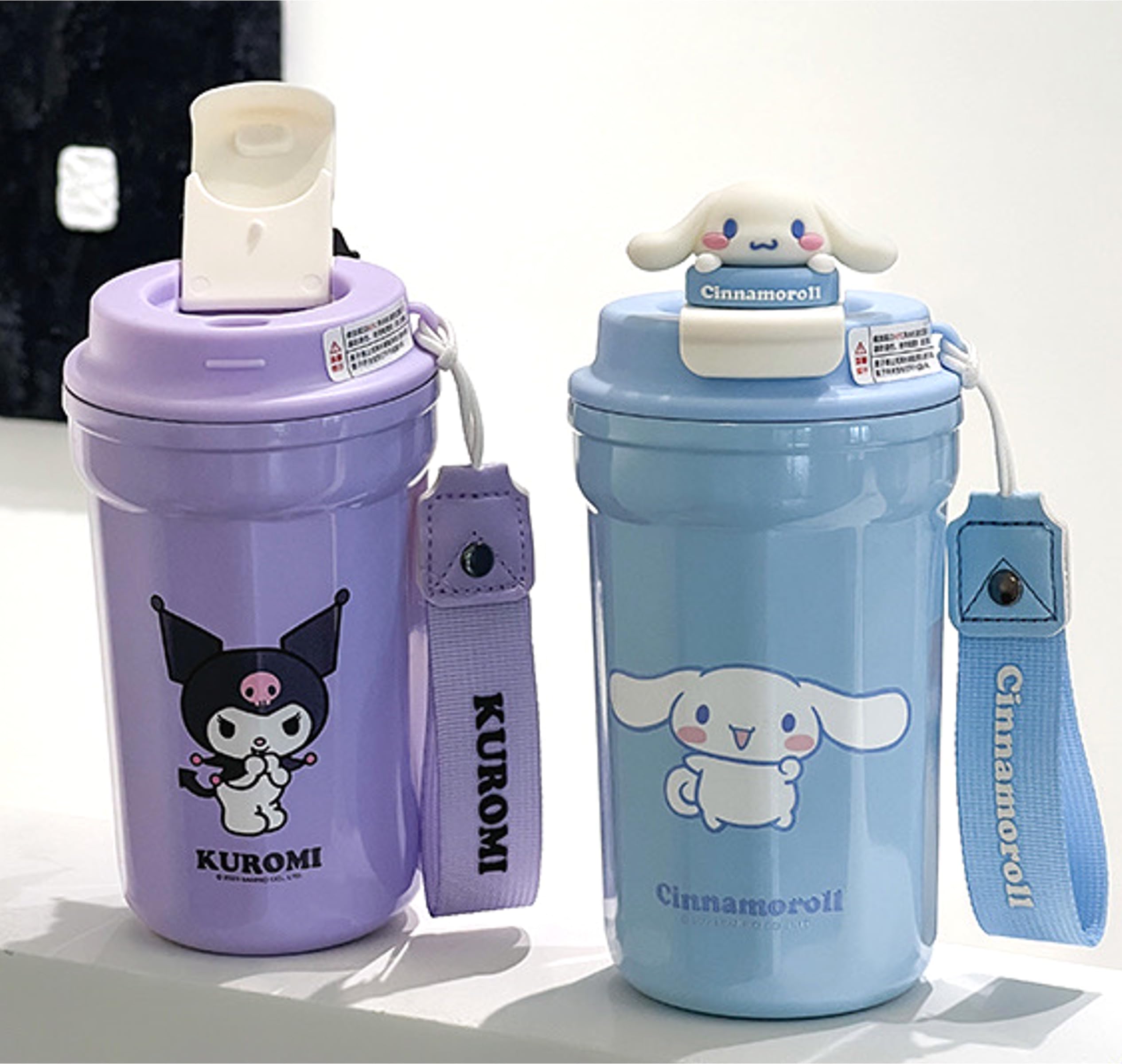 Everyday Delights Kuromi Tumbler with Cover & Strap 480ml