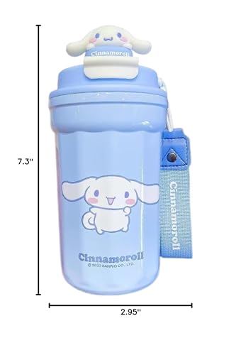 Everyday Delights Cinnamoroll Puppy Tumbler with Cover & Strap 480ml