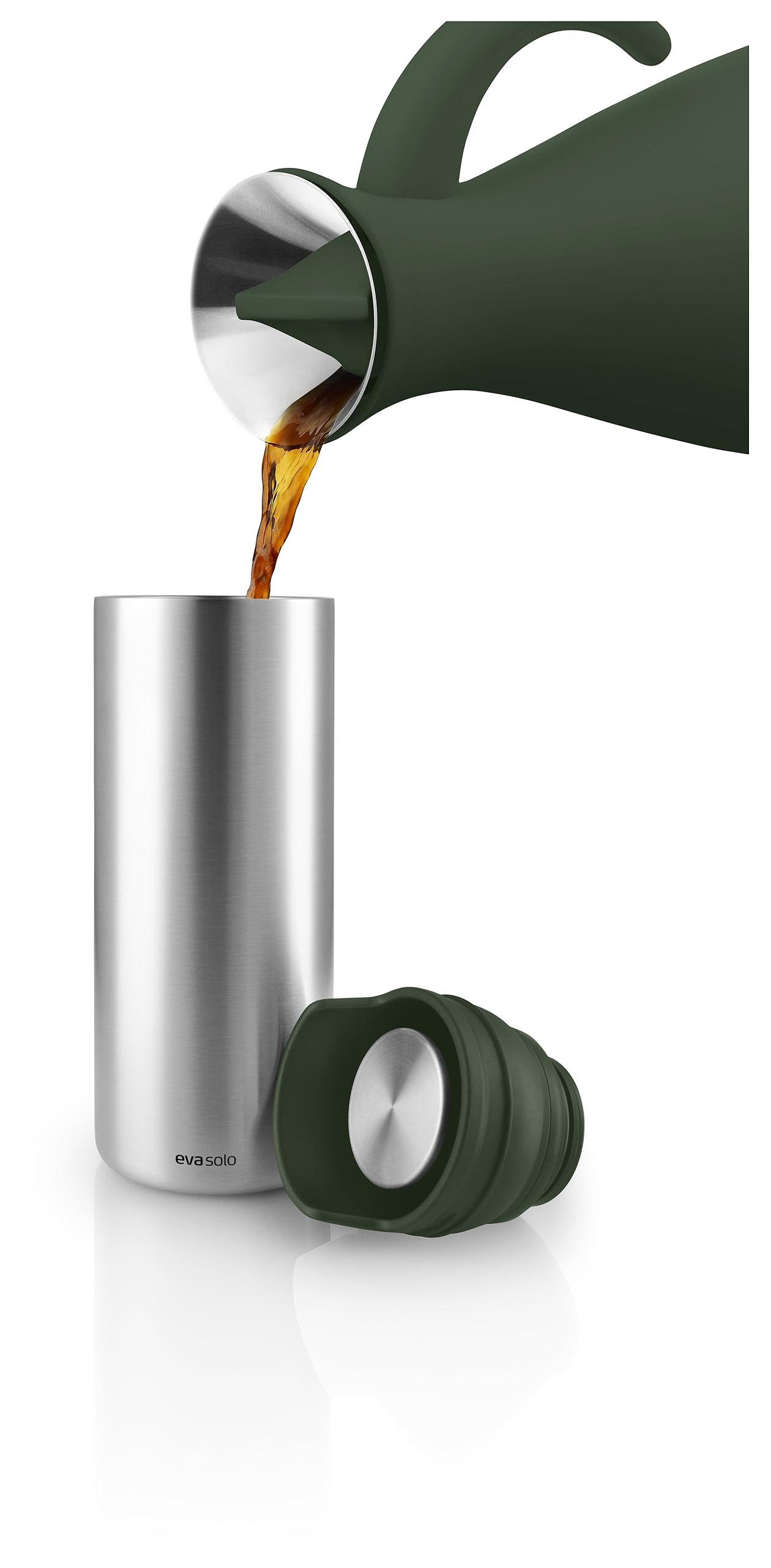 Eva Solo | To Go Cup 12oz | Double walled thermo cup with vacuum | Danish Design, Functionality & Quality | Emerald green