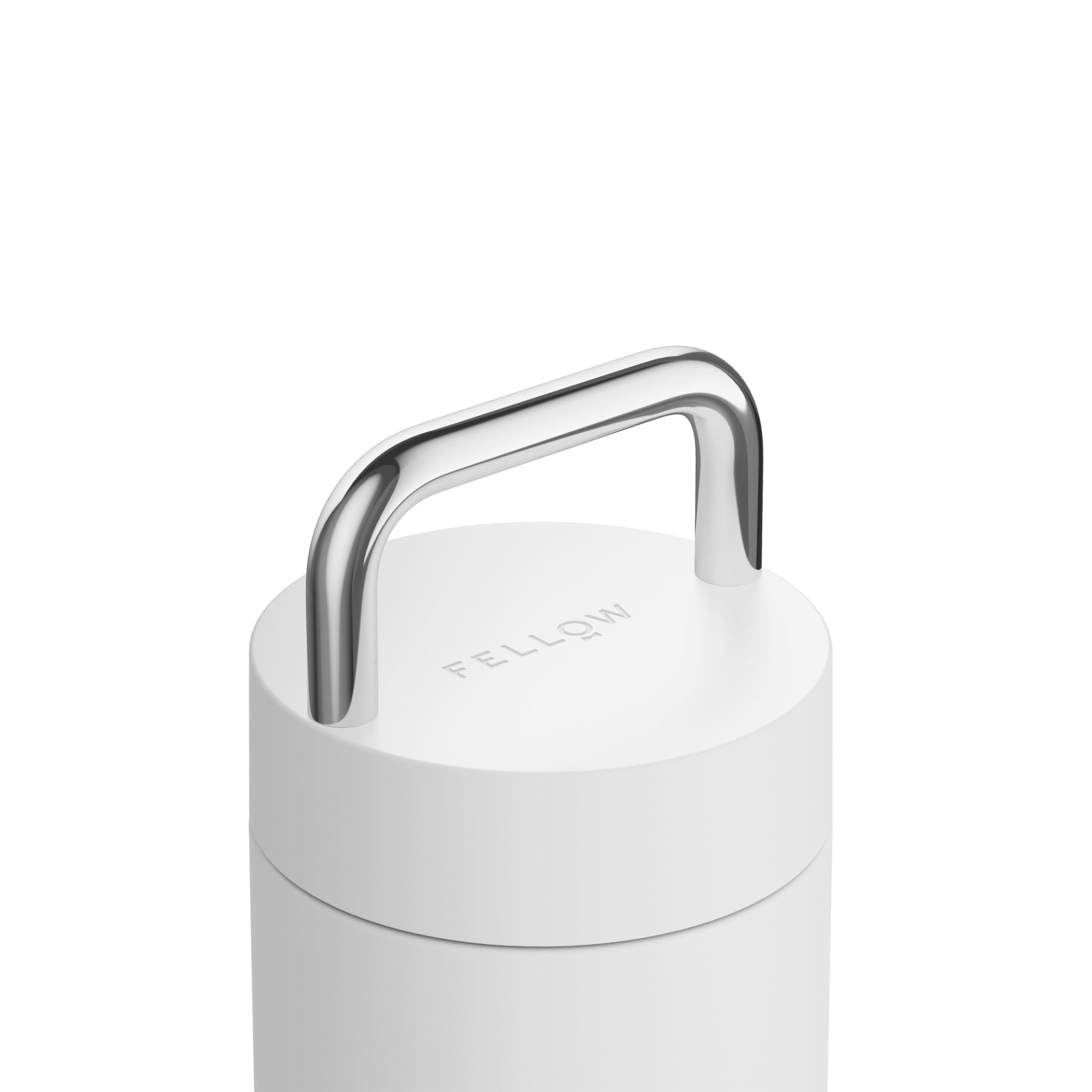 Fellow 20 oz Carter Carry Vacuum Insulated Tumbler for Water, Tea, Coffee, Smoothies, & more - Stainless Steel - Keeps Heat for 12 Hours/Stays Cold for 24 Hours-Leak-Proof Seal-Slim Width-Matte White