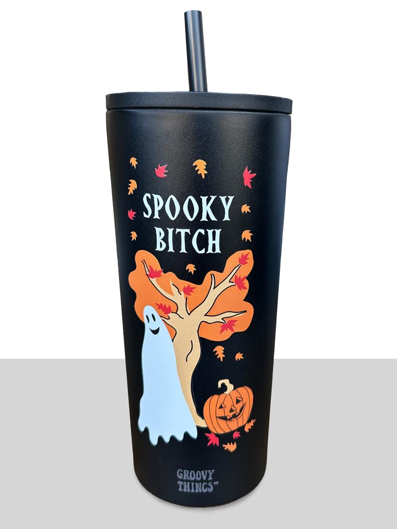 Groovy Things co Spooky Bitch Tumbler