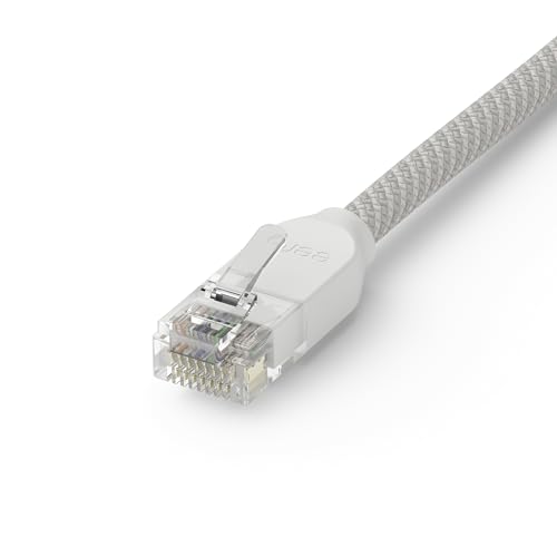 Amazon eero CAT6a Ethernet cable - Supports 10 gigabit+ speeds, 5 foot, 1-pack, Arctic White