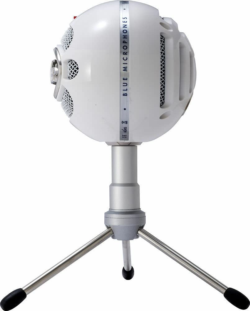 Logitech for Creators Blue Snowball iCE USB Microphone - White (Renewed)
