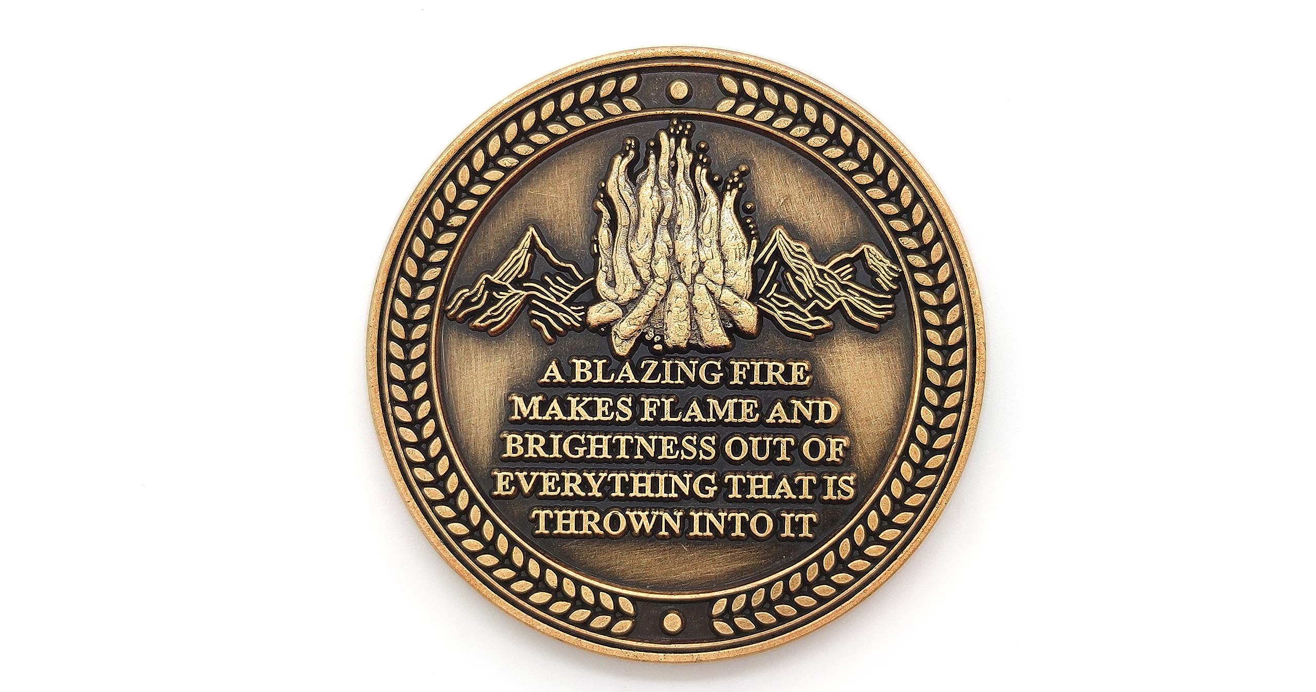 ASVP Shop Amor Fati Coin - Stoic Coin - Challenge Coin for Daily Stoic Practice