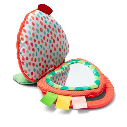 Melissa & Doug Multi-Sensory Peek-a-Boo Berry Take-Along Clip-On Infant Travel Toy Stroller Toy for Baby Newborn to 12m+