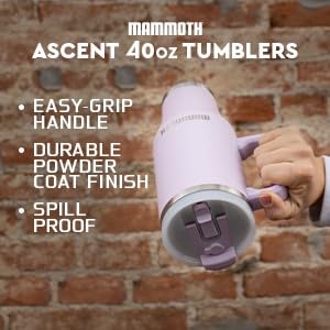 Mammoth Coolers Ascent 40 oz Insulated Tumbler, Dark Green