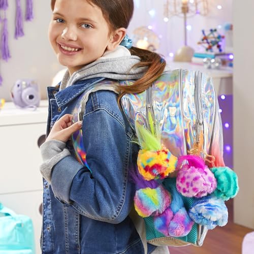 Furby Furblets Luv-Lee Mini Friend, K-Pop Music, Speaks Only Furbish, Electronic Plush Toys for Girls & Boys, Interactive Pets, Purple & Blue, Easter Basket Stuffers, 6+