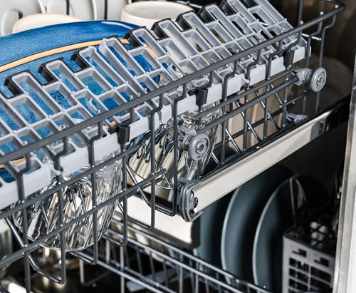 Kenmore 24" Built-In Stainless Steel Tub Dishwasher with EasyFlex 3rd Rack, SmartWash, UltraWash Plus, TurboDry, Adjustable Rack, Energy Star Certified, Fingerprint Resistant Stainless Steel