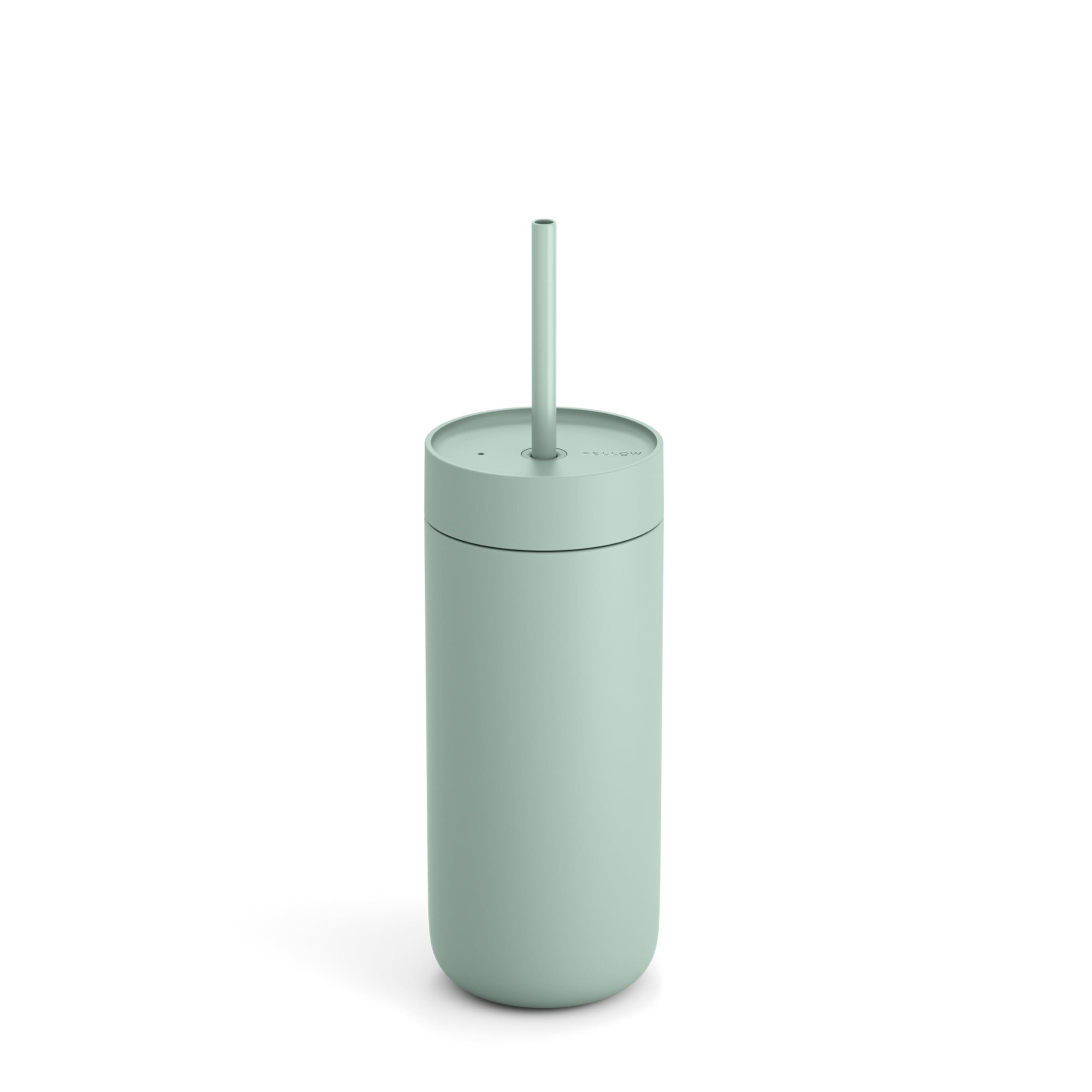 Fellow 20 oz Carter Cold Water Bottle for Water, Iced Tea, Coffee, Smoothies, Iced Coffee & more - Stainless Steel Vacuum-Insulated Iced Coffee tumbler with Spill Resistant lid and straw - Mint Chip