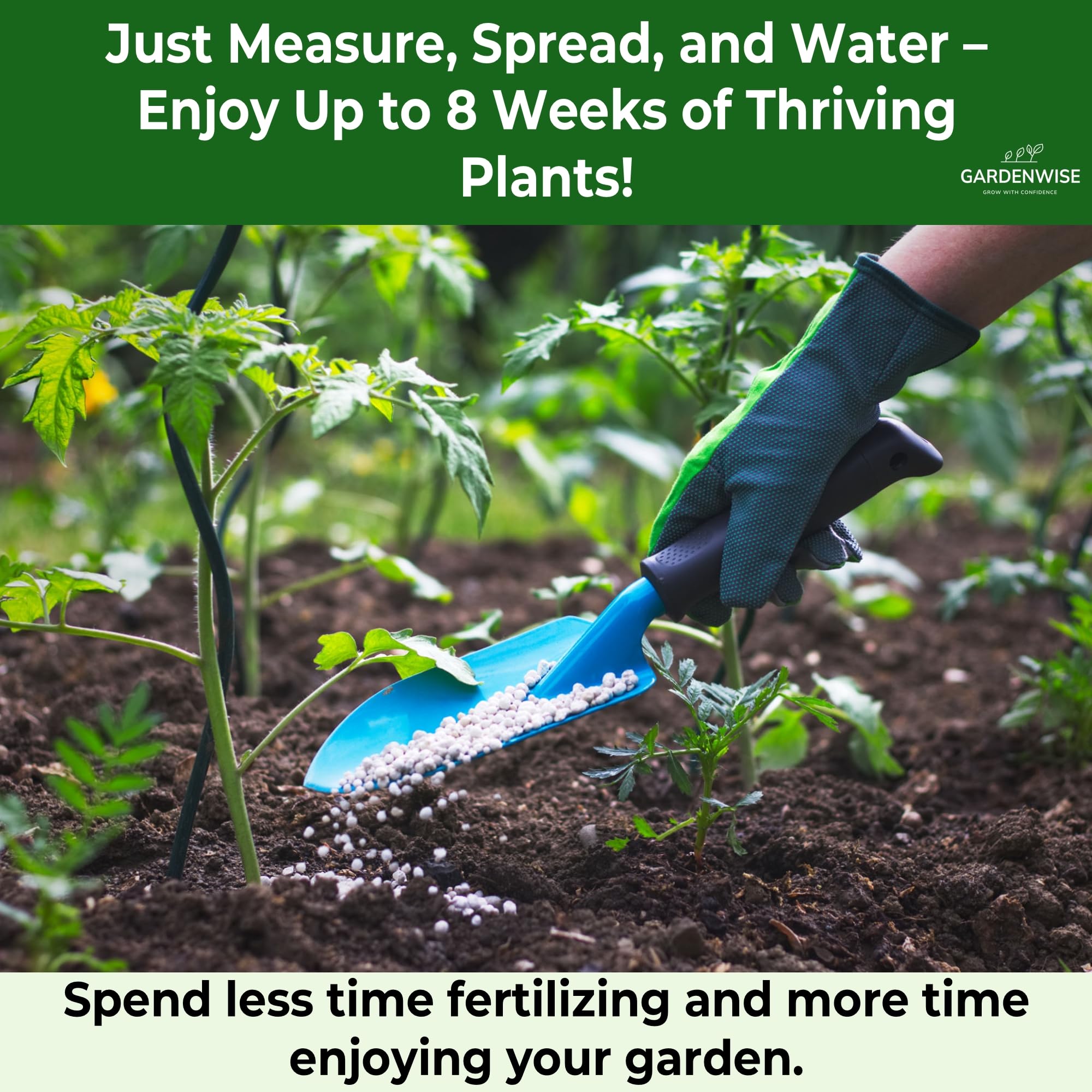 10-10-10 Plant Fertilizer Slow Release β 10 10 10 All Purpose Granular Garden Fertilizer for Fruit Trees, Evergreens, Vegetables, Arborvitae, Fig Trees, Shrubs, Pines, Oaks, Flowers (1 Quart)