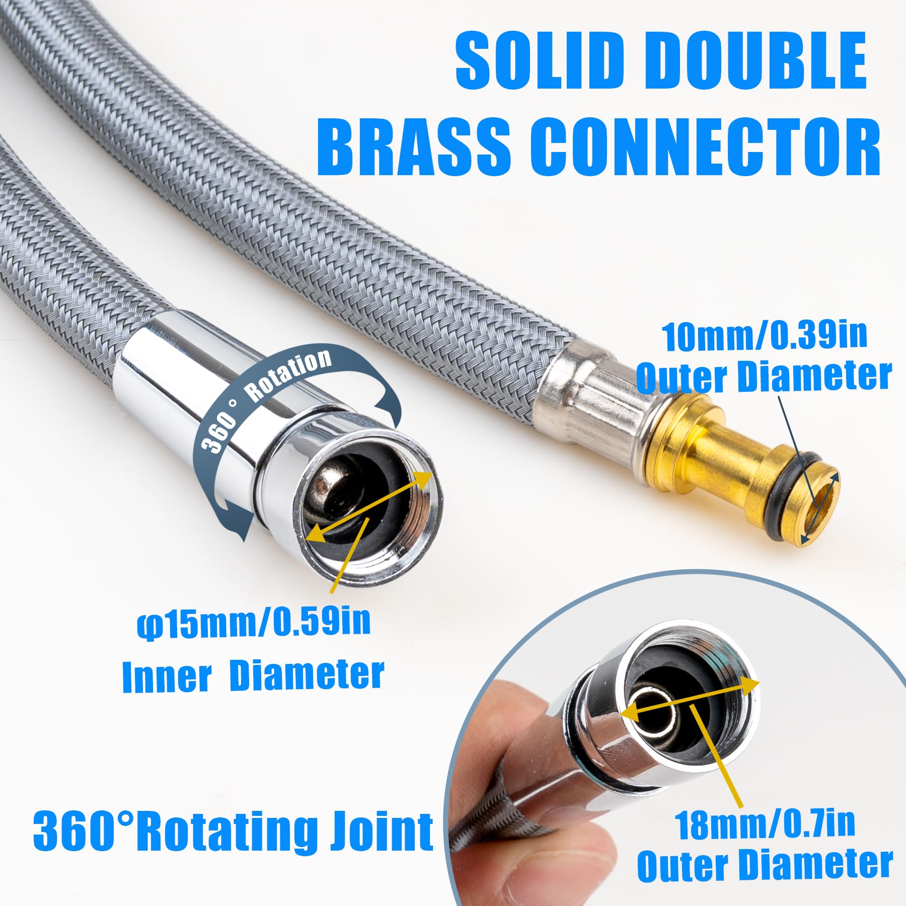 159560 kit for Moen Pull out Kitchen Faucets Replacement Spray Hose