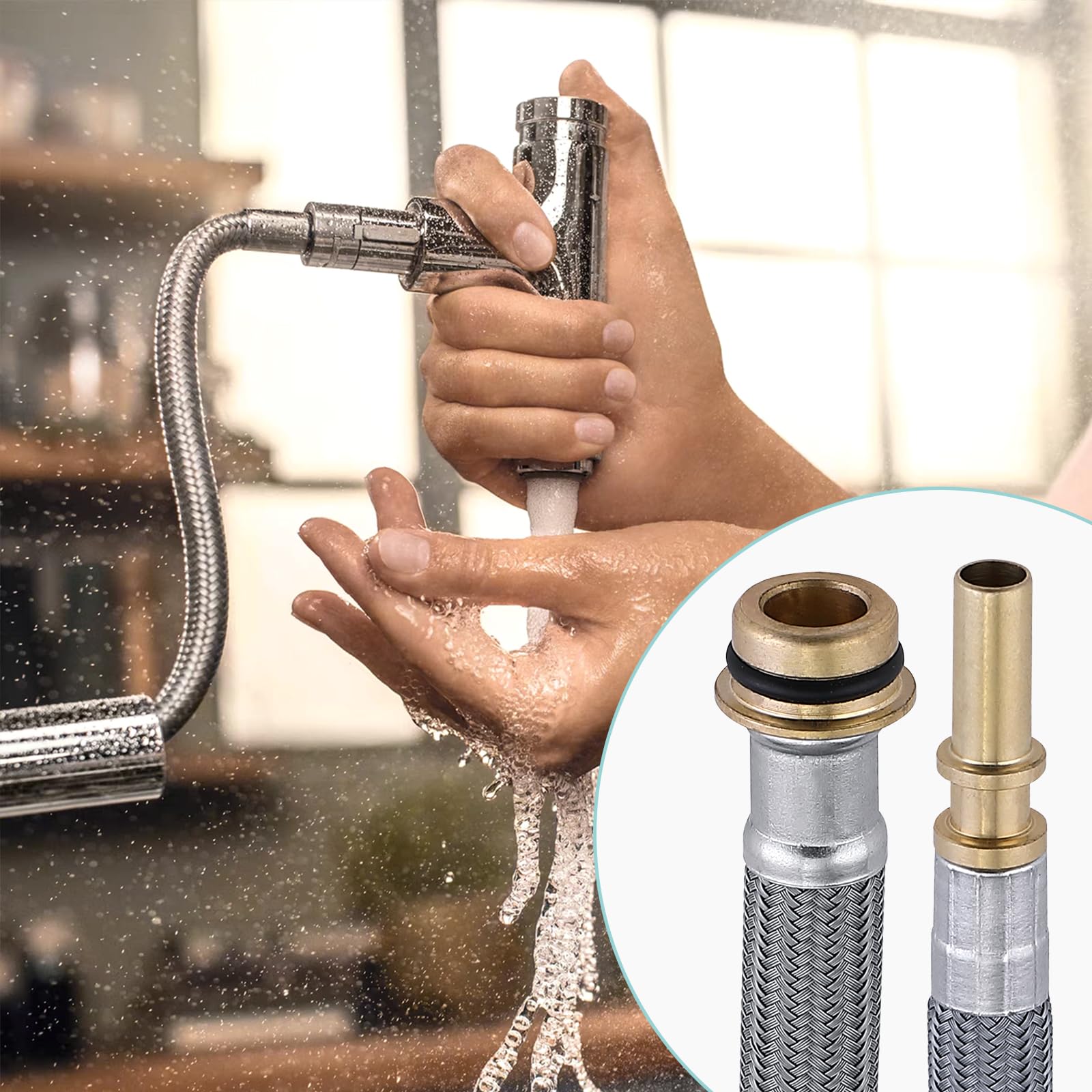 Pull out faucet for 88624000 95507000 95506000 Hansgrohe Pull Down Kitchen Faucet Hose Replacement Part