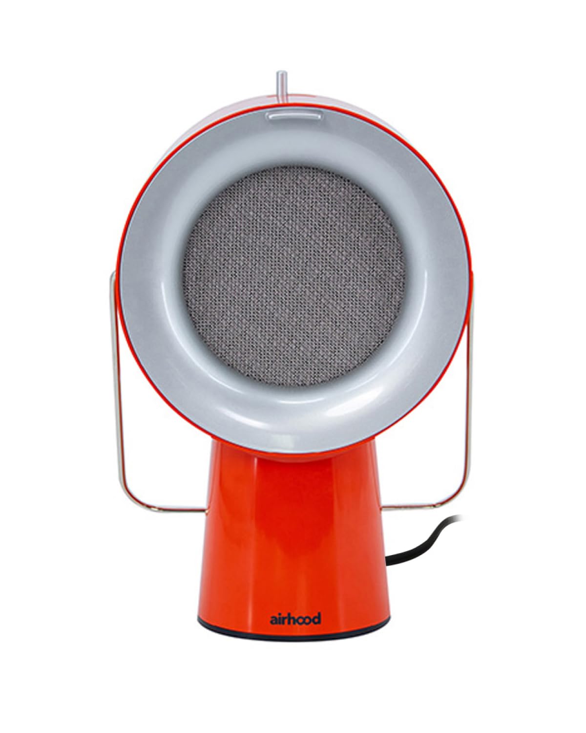 AirHood Wired Range Hood | Portable Kitchen Exhaust Fan with 2 Activated Charcoal Air Filter & Stainless-steel Oil Filter | Easy to Clean - Ideal for Indoor Cooktop Use (Cadmium Orange)