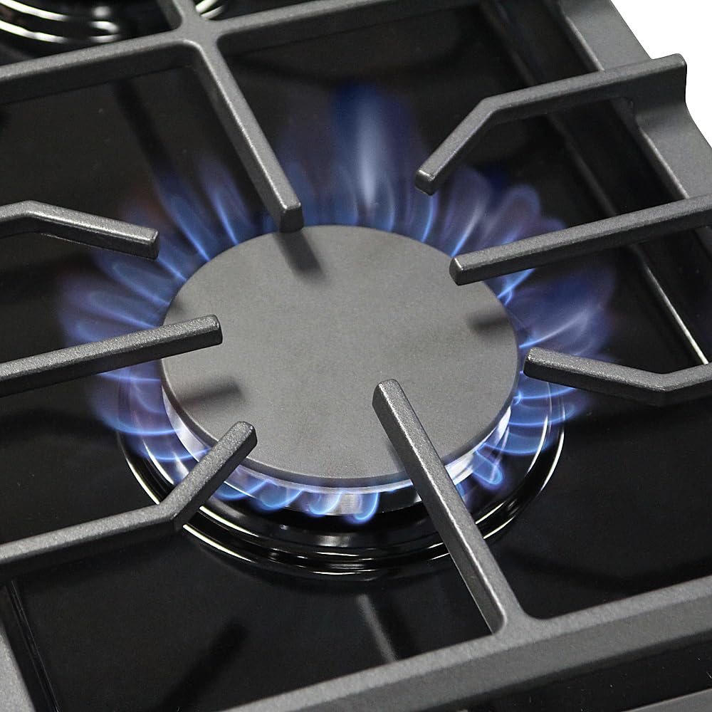KOSTCH 36 inch Professional Freestanding Pro-Style Natural Gas Range or Liquid Propane Gas Range with 6 Burners, 6.0 cu.ft. Oven Capacity, in Stainless Steel - KOS-36RG03M (White)