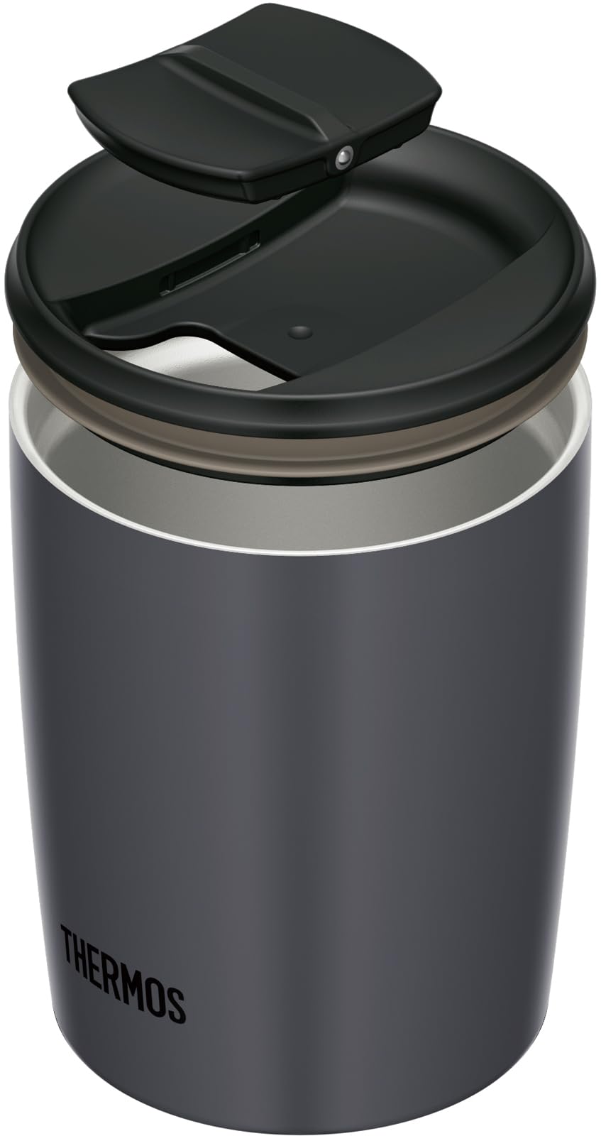 Thermos JDP-301 DGY Vacuum Insulated Tumbler with Lid, 10.1 fl oz (300 ml), Dark Gray