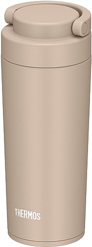 Thermos JOV-420 CL Vacuum Insulated Portable Tumbler with Carry Handle, 14.2 fl oz (420 ml), Cafe Latte