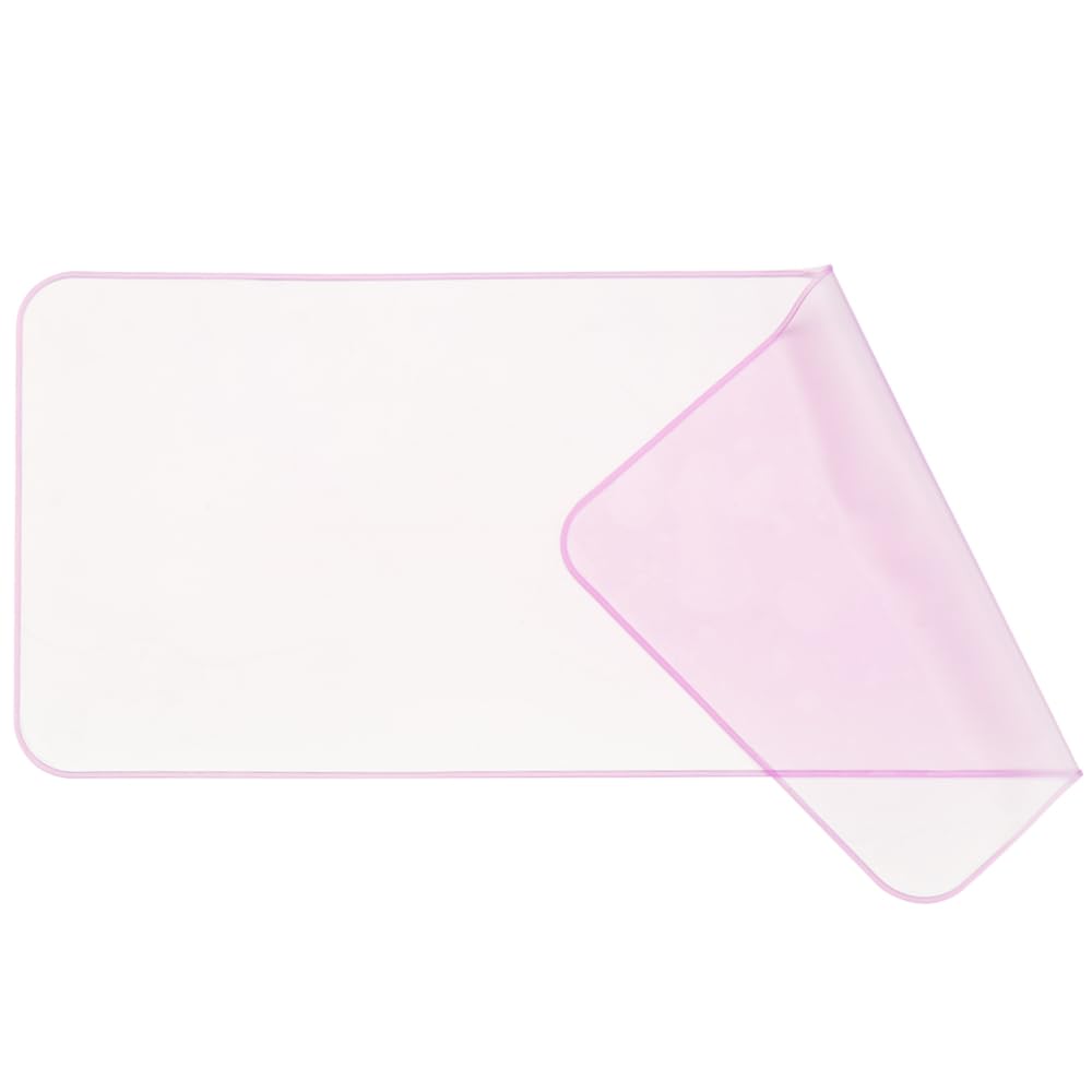 12.2" x 5.1" Universal Silicone Keyboard Protector Cover Skin for 13.3" 14" Laptop Notebook Keyboard (Without Numeric Keypad Keyboard), Ultra Thin Waterproof Dustproof Keyboard Protector Skin - Pink