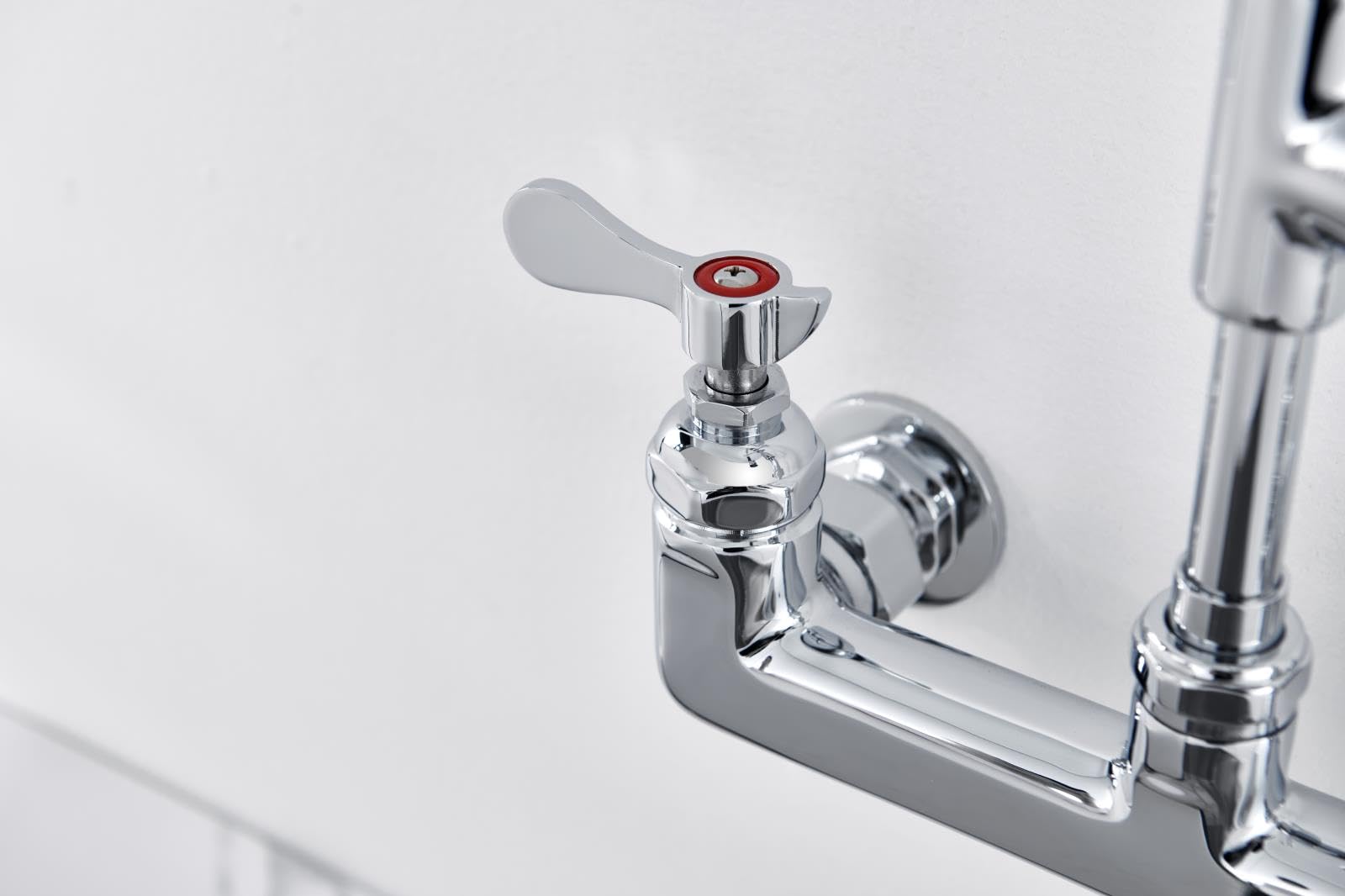 APLWY Brass 002713-40 Hot Side Handle Stem Assembly Replacement Fits All T&S Brass All Faucets, Red, 1 Pcs