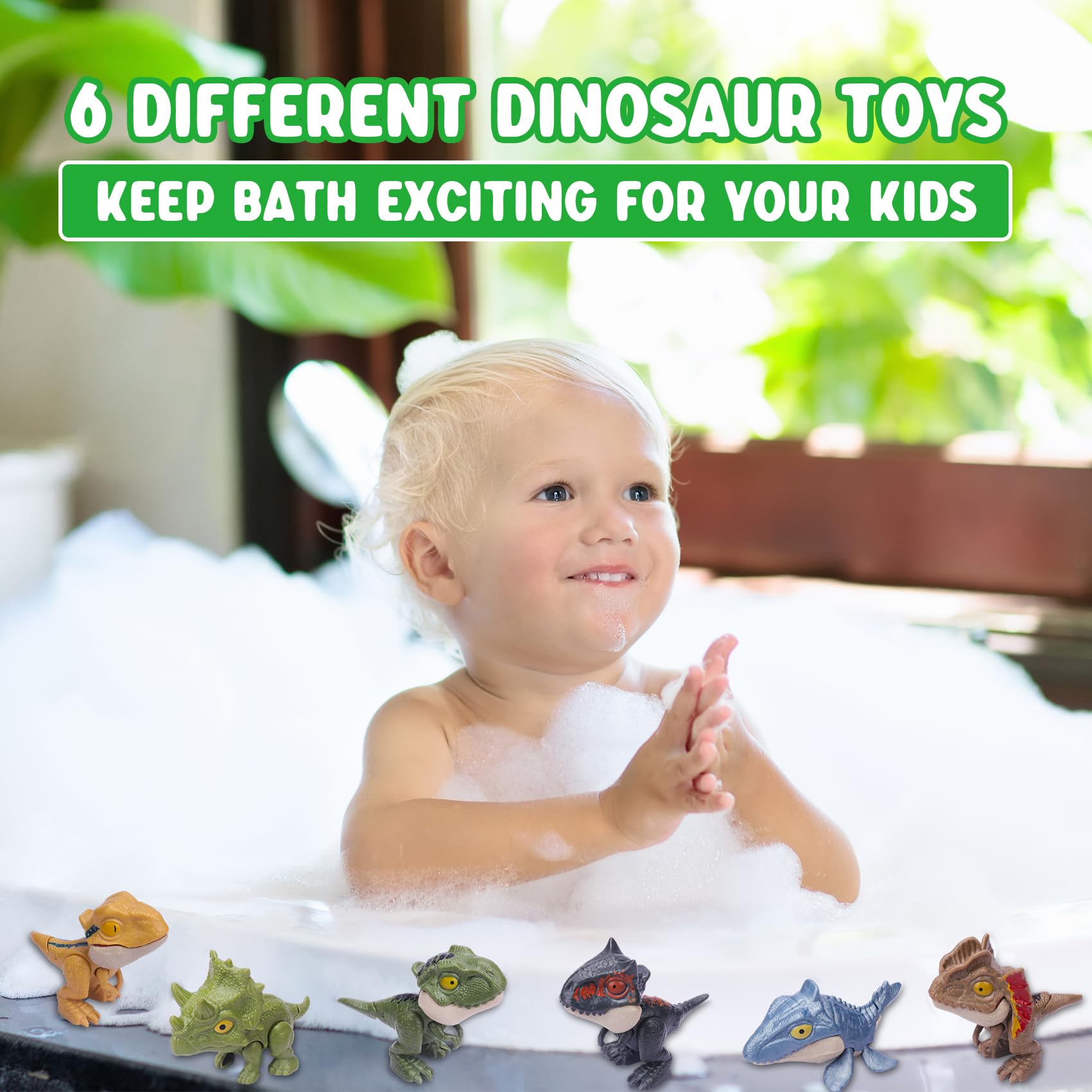 Ledorr 6PCS Biting Finger Dinosaurs Toy Dinosaurs Collectibles for Display, Fun Snap Squad Dino Toys for 3+ Year Old Kids Birthday Gift Dino Party Gift Decorate for Kids Easter Eggs Filler