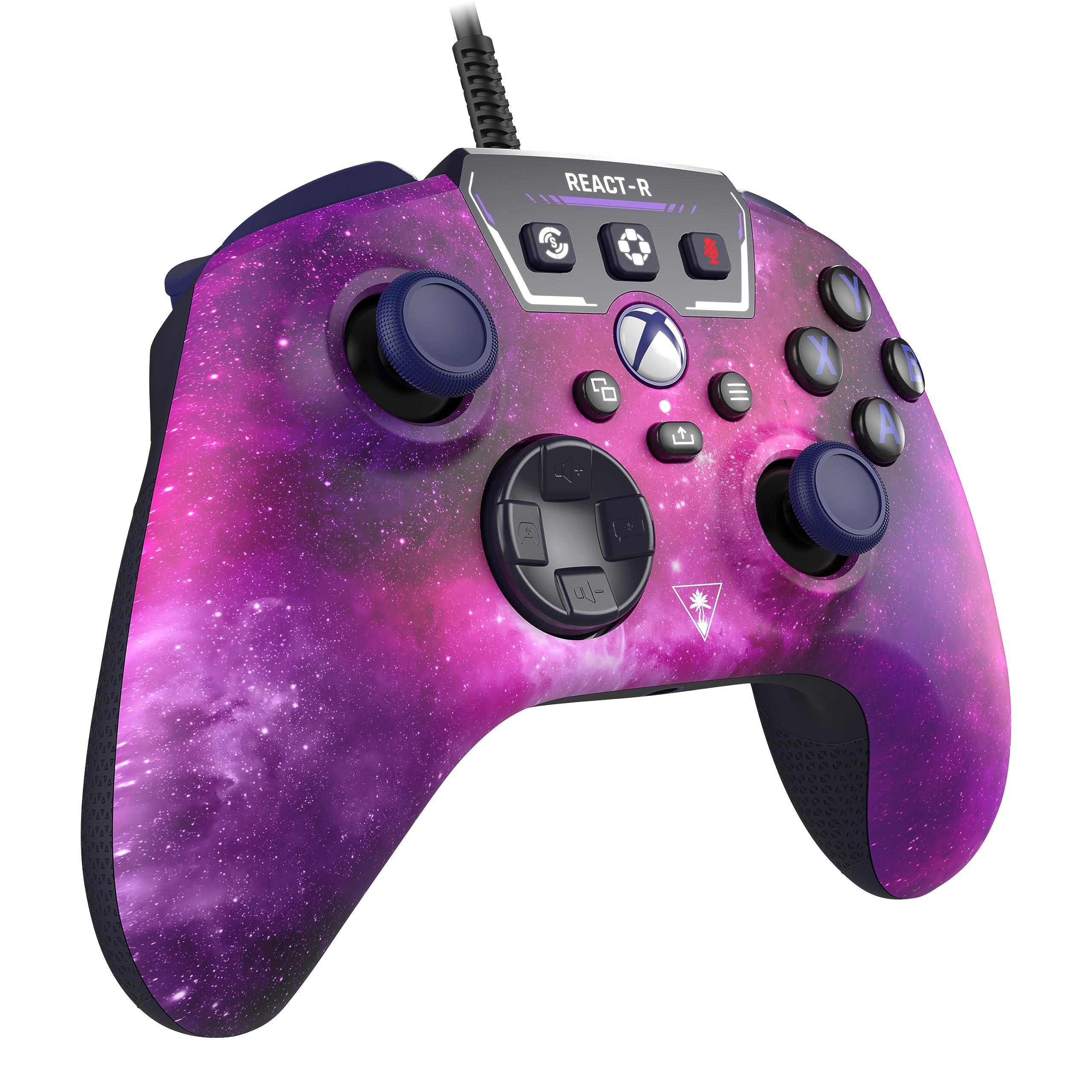 Turtle Beach REACT-R Wired Game Controller – Officially Licensed for Xbox Series X & S, Xbox One, and Windows 10|11 PC’s – Nebula