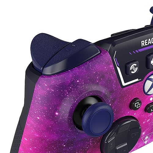 Turtle Beach REACT-R Wired Game Controller – Officially Licensed for Xbox Series X & S, Xbox One, and Windows 10|11 PC’s – Nebula