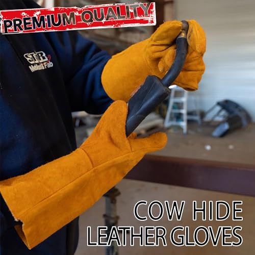 Supa Ant 2-pack Welding Blanket (6ft x 8ft) - 538C Heat Tolerant with Welding Gloves - Fiberglass Emergency Blanket
