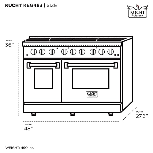 Kucht KEG483/LP Gas Range