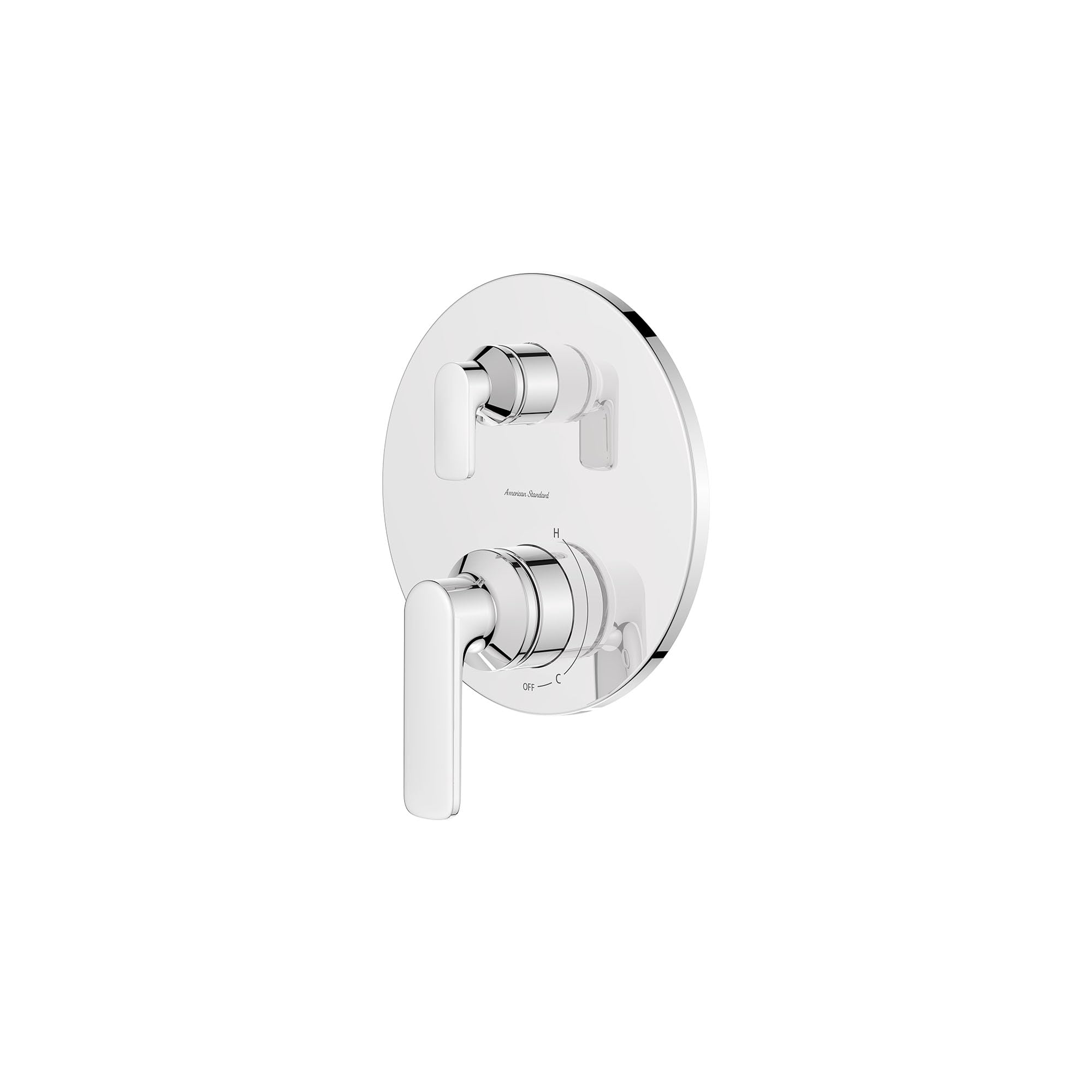 American Standard TU061740.002 Aspirations 2-Handle Pressure Balance Valve Trim Kit with Integrated Diverter, Chrome